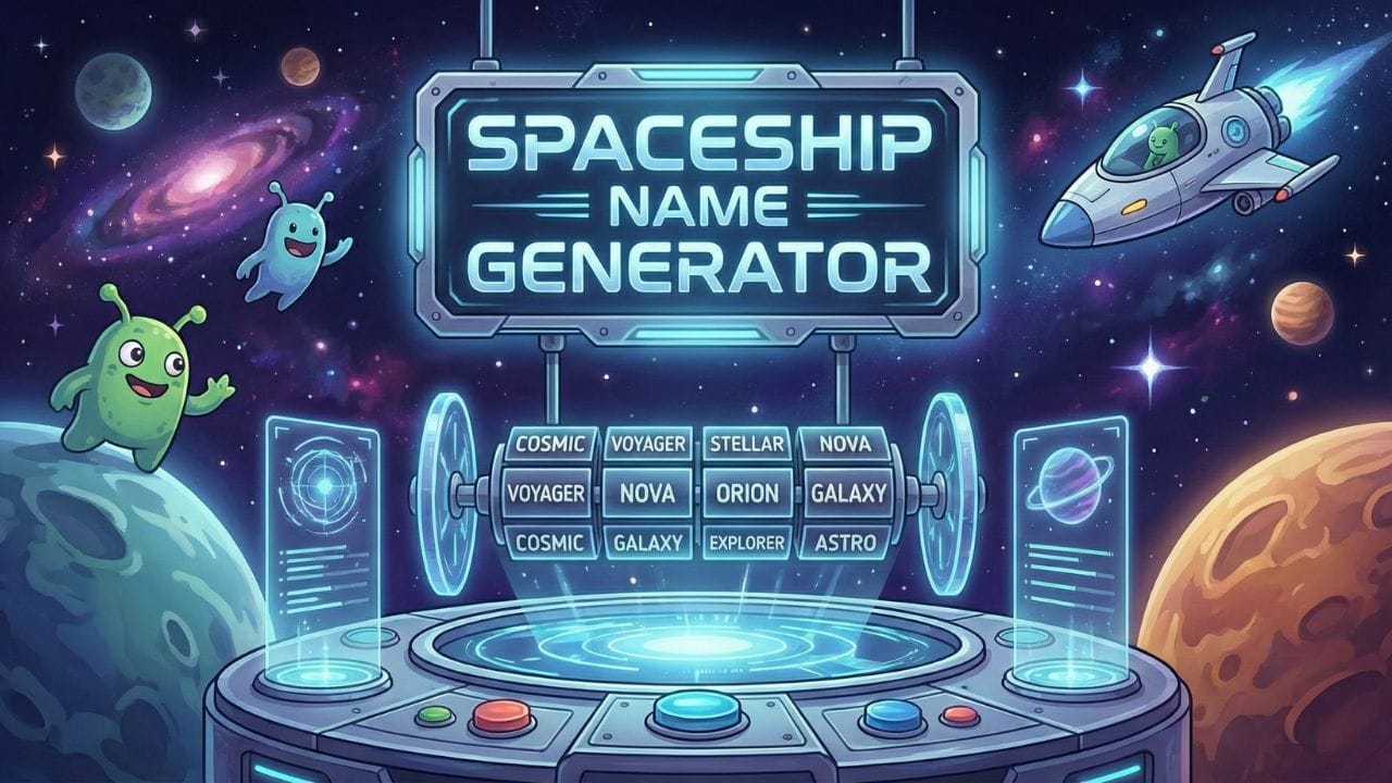 Free Spaceship Names Generator - Unique Sci-Fi Ship Names